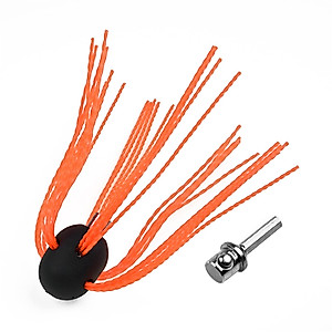 LJLCD Fireplace Tools Aluminum Chimney Power Sweeping Brush Cleaning Rotary Sweep DIY Set Flexible Chimney Brush Replacement Cleaner Cleaning Tool Durable, Easy to Install, Stable Performance.