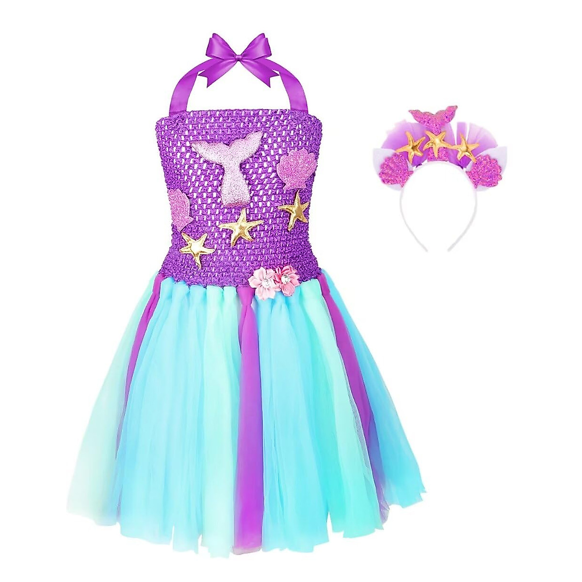 Chillife Princess Dresses for Girls,Kids Dress Up Clothes Costume Set Princess Toys Gift Girl for Little Girls Ages 3-6yrs (Princess)