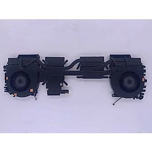 HK-Part Fan for HP ZBook Fury 15 G7 15.6" Dual Cooling Fan with Heatsink P/N M17046-001