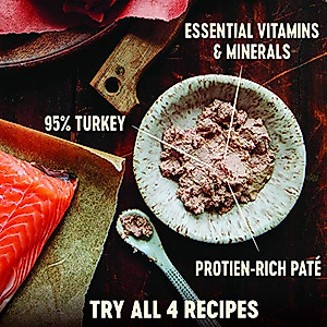 Wellness Core 95% Natural Grain Free Wet Canned Cat Food, Turkey, 5.5-Ounce Can (Pack Of 12)