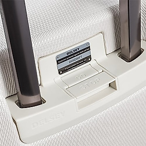 DELSEY Paris Chatelet Hard+ Hardside Luggage with Spinner Wheels, Champagne White, Carry-on 21 Inch