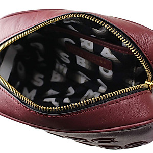 Marc Jacobs M0014465 Sultry Red With Gold Hardware Flash Collection Women's Leather Crossbody Bag