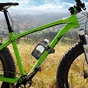 NHXTDWL 2 Pack Stroller Cup Holders,Wheelchair Cup Holder,360° Adjustable Bike Water Bottle Drink Holder with Anti-Slip Pad,Universal Drinks Holder for Bikes, Trolleys or Walkers(Black) (1)