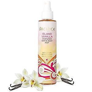 Pacifica Beauty All Natural Hair and Body Mist Spray, 100% Vegan & Cruelty, Phthalate & Paraben Free, Clean Fragrance, Island Vanilla,6 Fl Oz (Pack of 4)