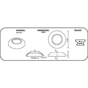 Kayak Paddle Drip Rings (Pair)