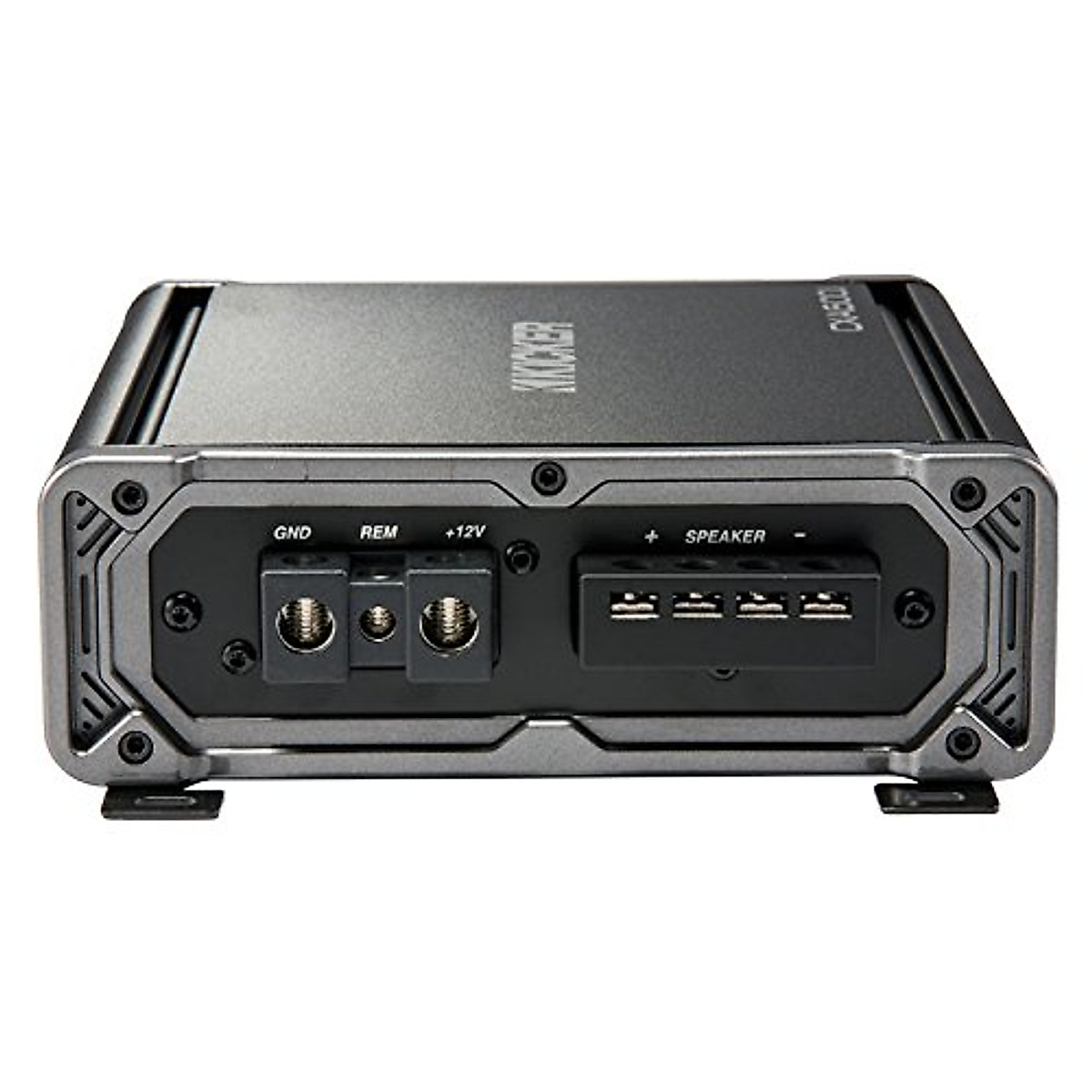 KICKER Bundle Compatible with Universal Vehicle 44DCWC122 CompC Ported Dual 12" Loaded Sub Box with 46CXA8001 Amplifier and HA-AK4 4 Gauge Amp Install Kit