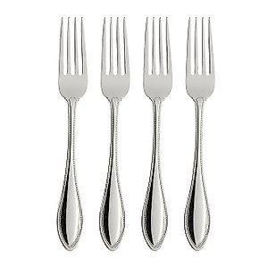 Oneida American Harmony Everyday Flatware Dinner Forks, Set of 4