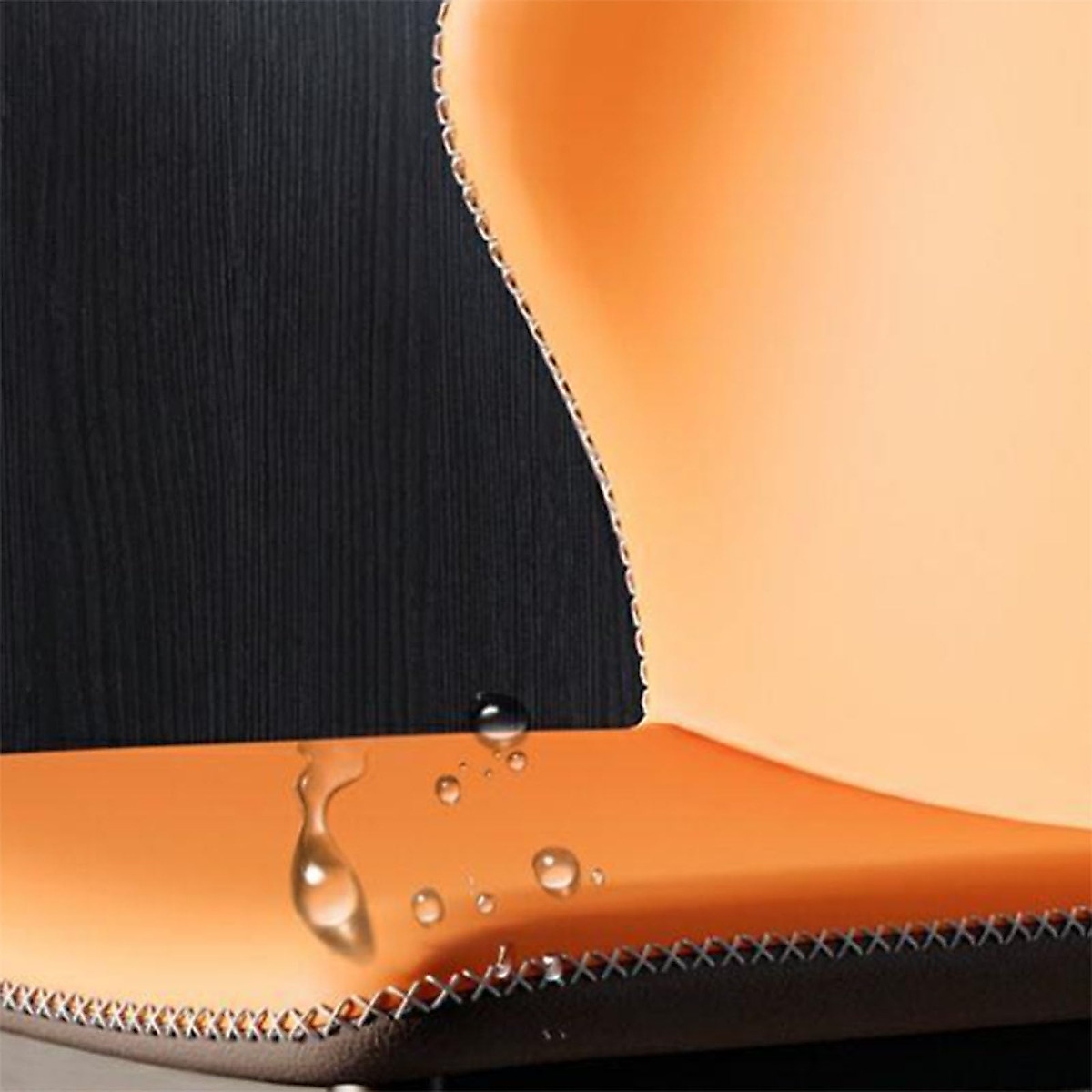 ZARBAILRE Kitchen Dining Room Chairs, Dining Chairs Side PU Cushion Chairs, Kitchen Chairs Restaurant Chairs for Kitchen Dining Room Side Chair (B Set of 1)