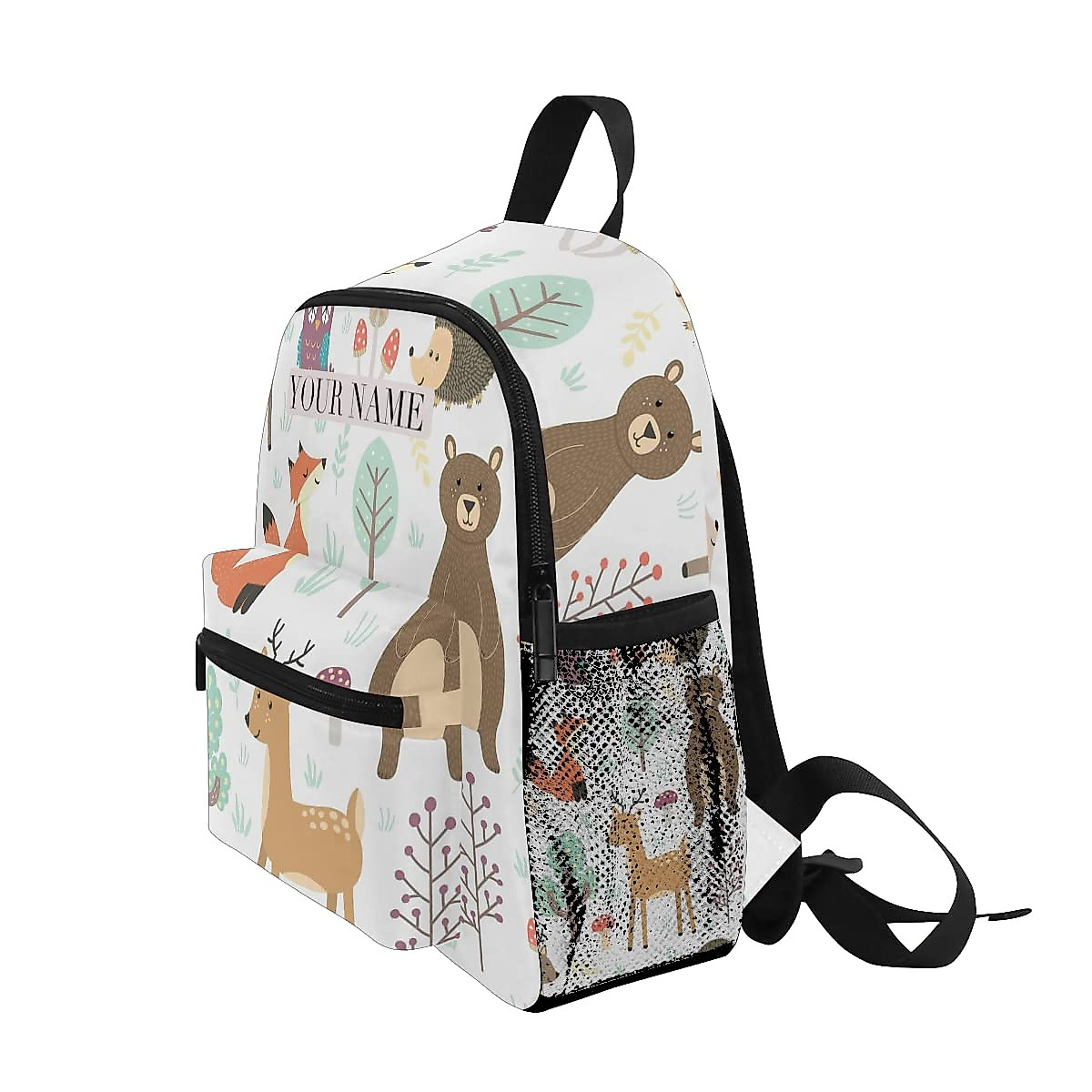 OREZI Custom Kids Name Toddler Backpack,Personalized Backpack with Name/Text Daycare Bag,Cus Color