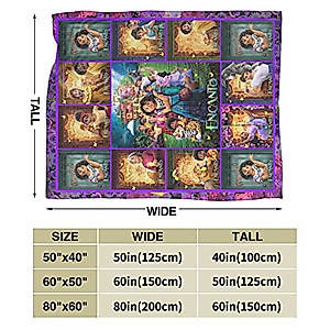 Cartoon Throw Blanket Warm Super Soft Flannel Blankets for Bed Living Room Couch Sofa for All Season (Black 1, 50"x40")