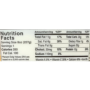 Noosa Gluten Free Peach Yoghurt 8 OZ (Pack of 12)