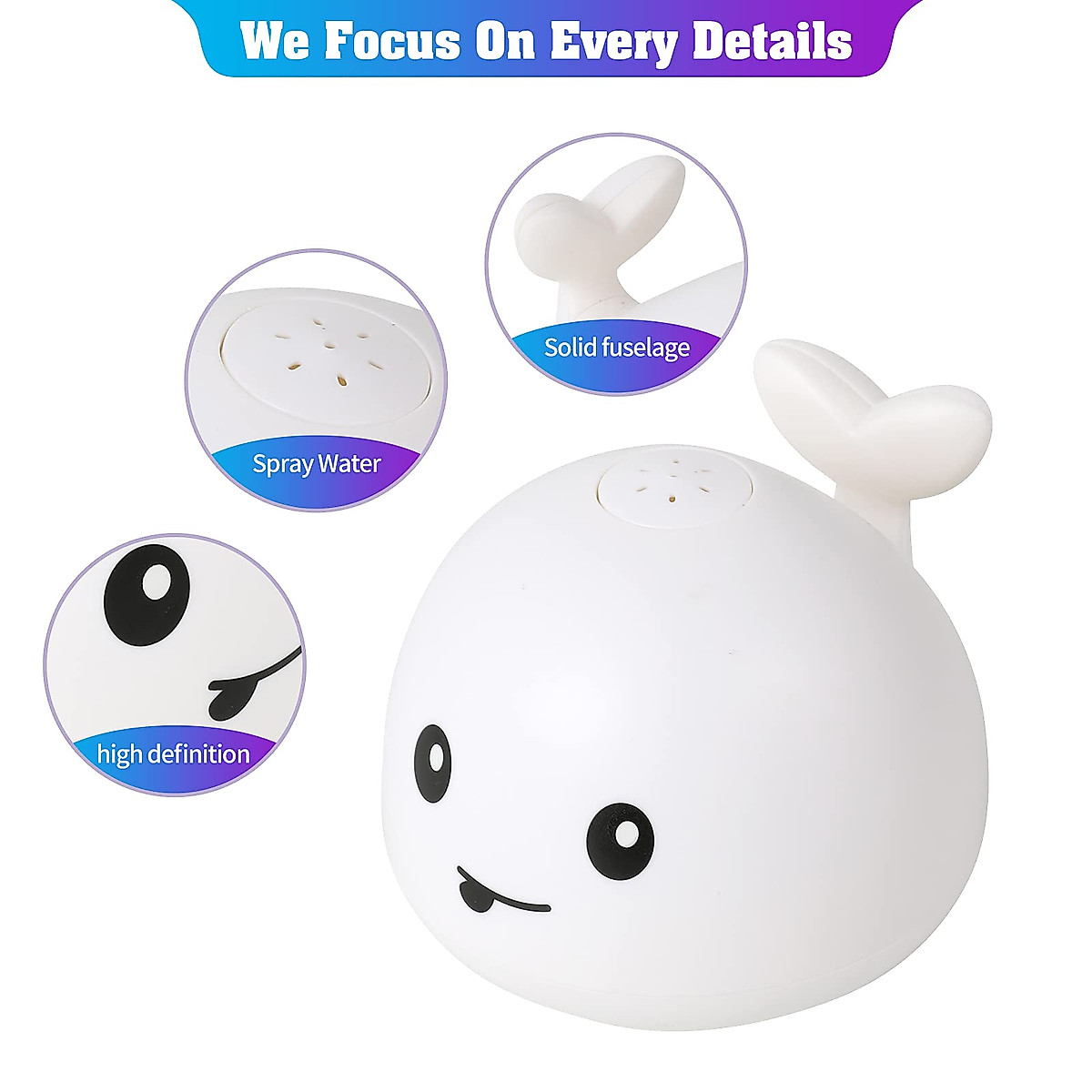 ZHIHUAN Bath Toys for Toddlers 1-7 Years Olds,Kids Bath Toys for 1-6 Years Olds Boys Girls Baby Bath Toys Age 6-24 Month Bathtub Toys Gifts for 1-6 Year Old Boys Girls, white