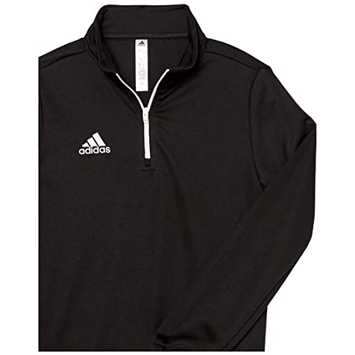 adidas Kids' Entrada 22 Training Top, Black, Large