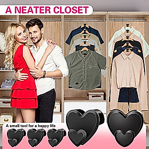 18 Pcs Space Saving Hanger Hooks, Clothes Hanger Connector Hooks, Heavy Duty Cascading Hanger Hooks for Organizer Closet, Fits All Hangers