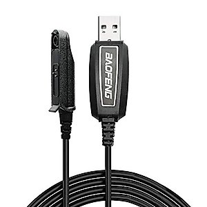 Original Baofeng USB Programming Cable PL2303 Chip Drive Free Win11 for BaoFeng Waterproof Two Way Radio UV-9R Plus (Including UV-9RPRO UV-9G GT-3WP UV-XR and Many More) USA Warranty Gmrs Radio