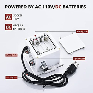 Yodel Faucet Brushed Nickel Touchless Bathroom Sink Faucet with Temperature Control Mixing Valve Commercial Automatic Motion Sensor Hot Cold Mixer Solid Brass Faucet