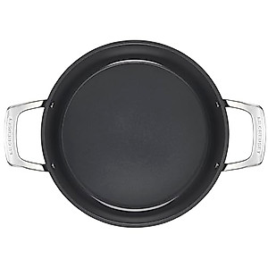 Le Creuset Essential Non-stick Ceramic Stockpot with Glass Lid, 6.3 qt.​
