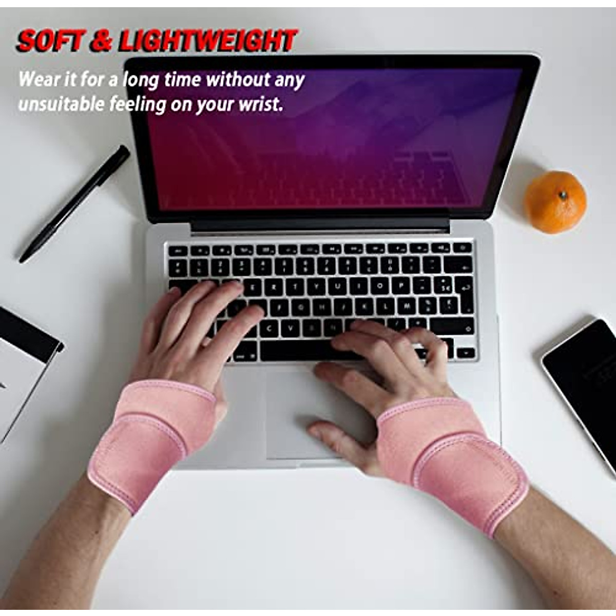 NuCamper Wrist Brace Carpal Tunnel for Men Women Fit Left and Right Hand,Lightweight Adjustable Wrist Support Brace for Tendinitis,Sprains Arthritis,Pain Relief,Compression Wrist Wrap for