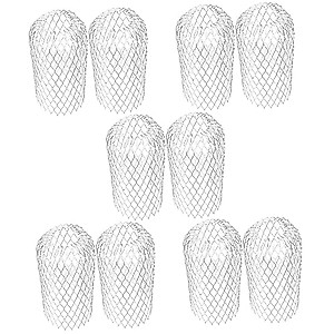 Housoutil 20 Pcs Leaf Filter Roof Gutter Guard Gutter Guard Filter Gutter Cleaning Tool Mesh Sink Strainer Sink Filter Strainer Mesh Filter Gutter Leaf Filter Gutter Blockage Filter Aluminum