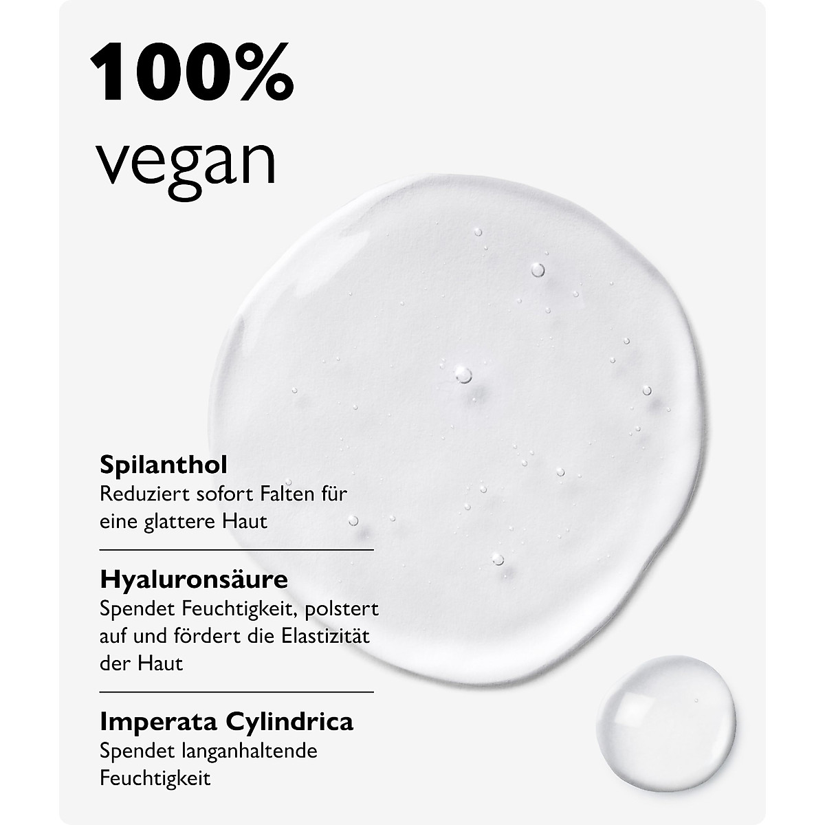 BIOTULIN - Supreme Skin Gel | Reduces Wrinkles Within 1 Hour | Hyaluronic Acid Serum | Spilanthol Serum for Face I Anti Aging Treatment - 0.5 oz