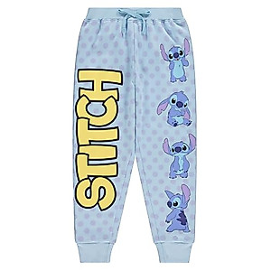 Disney Stitch Jumbo Print Hooded Sweatshirt & Jogger Set