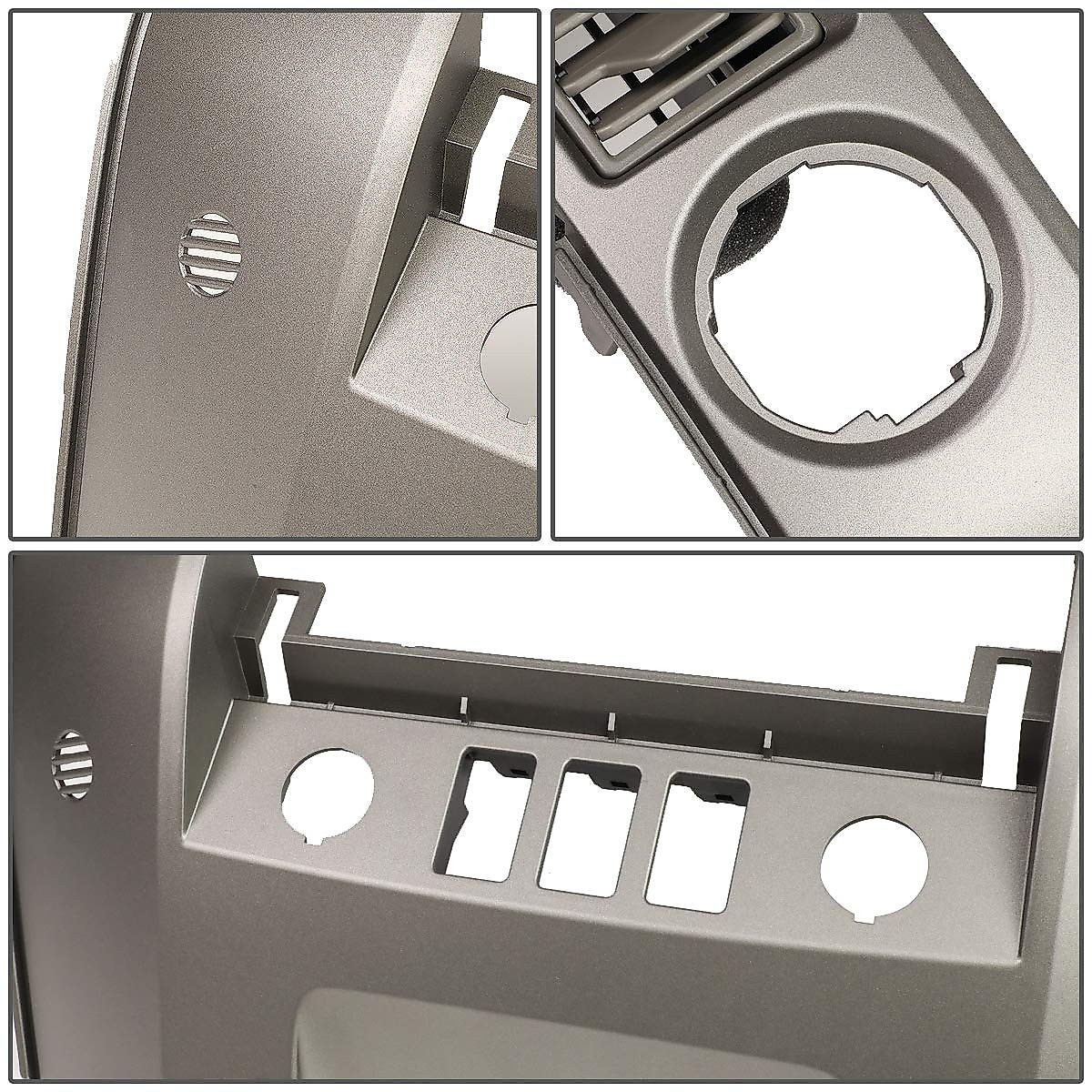 DNA Motoring ZTL-Y-0147 Center Dash Audio A/C Vent Surround Bezel Instrument Panel Bezel Cover Lid