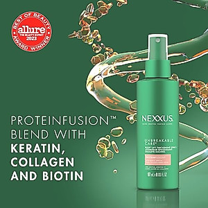 Nexxus Root Lift Thickening Spray Unbreakable Care with ProteinFusion Blend of Biotin, Keratin & Collagen Amino Acids, 6 oz
