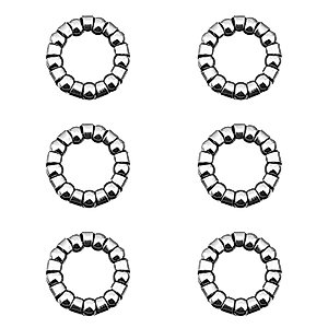 YouU 6 Pcs Crank Bearing 1/4" Ball Size x 9 Balls for Bicycle Crank Bike Crank Bikes Beach Cruiser limos Stretch Bicycles
