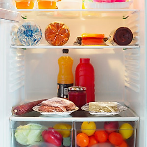 SOUJOY 600 Pieces Elastic Food Bowl Covers, Plastic Fresh Keeping Bags, Stretch Adjustable Wrap Food Storage Lids, Seal Bags Leftover And Meal Prep