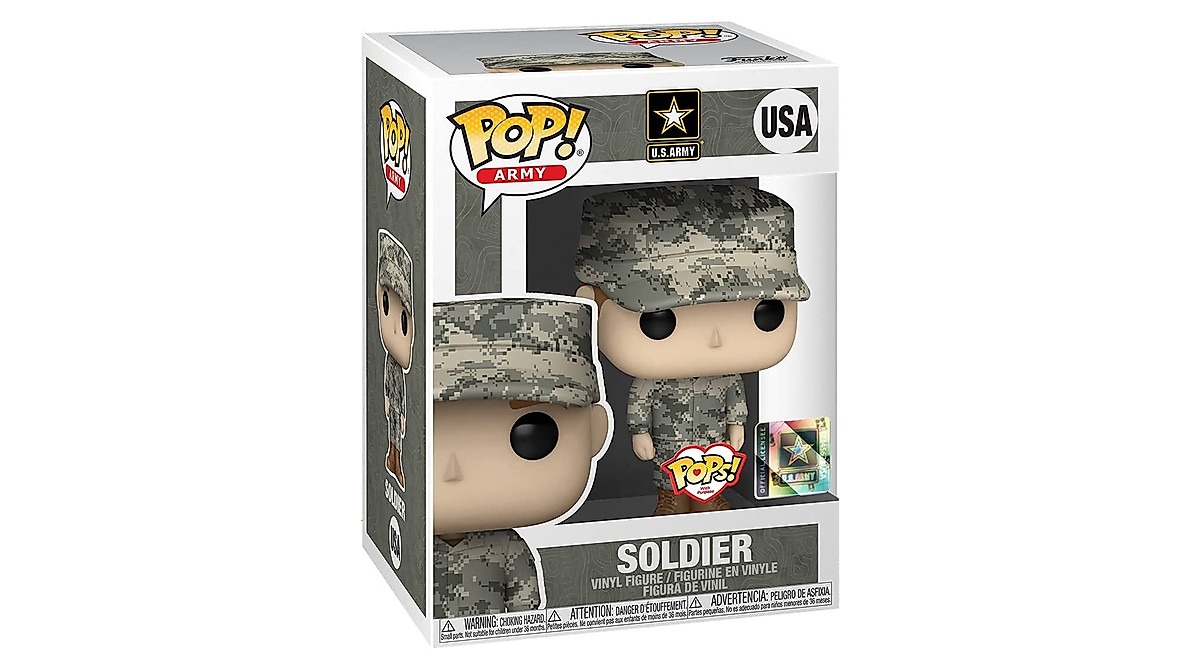 US Army Soldier Funko Pop Vinyl Figure with Protector