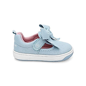 Stride Rite 360 Girls Kamila Mary Jane Flat, Blue, 5 Toddler US