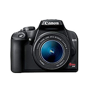Canon Rebel XS DSLR Camera with EF-S 18-55mm f/3.5-5.6 is Lens (Black) (Certified Refurbished)