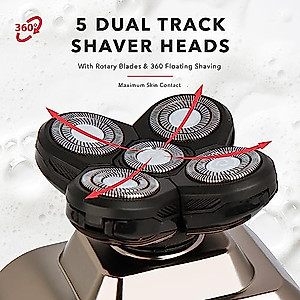 Head Shavers for Bald Men, Bald Head Shavers for Men, Head Shaver, Head Shavers for Men, Electric Head Shavers for Men, Head Razors for Bald Men, Bald Head Shaver, Head Shavers for Bald Men Wet/Dry