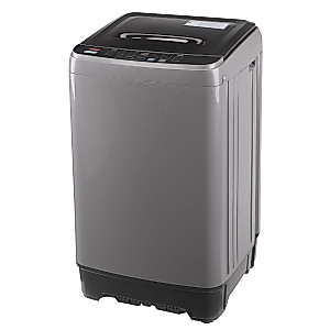 Full Automatic Washer And Dryer Combo, Portable Washing Machine, 13.2 Lbs Compact Washer With Stainless Steel Inner Barrel,10 Wash Programs/Led Display/8 Water Levels/Faucet Adapter,For Home,Apartment