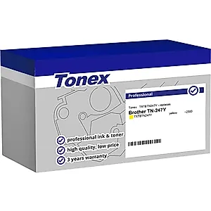 Compatible with Brother Tn-247y Tonex (txtbtn247y) Yellow Toner