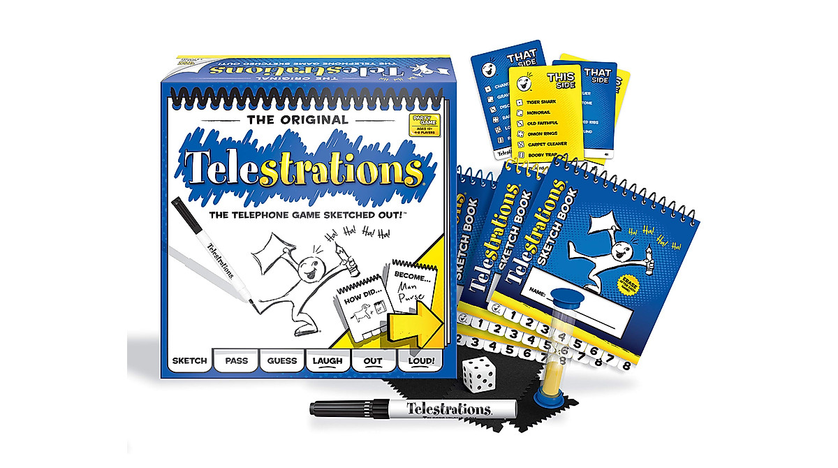 Telestrations Original 8-Player | Fun Family Board Game