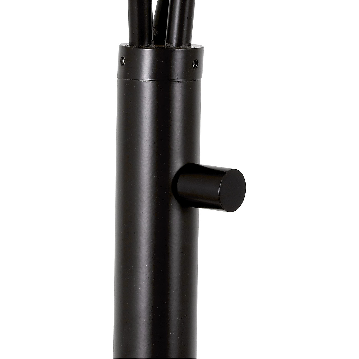 Decor Therapy Laurette 3-Light Metal Floor Lamp, Black