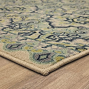 Mohawk Home Woodbridge Santa Ana Floral Printed Area Rug, 5'x8', Tan