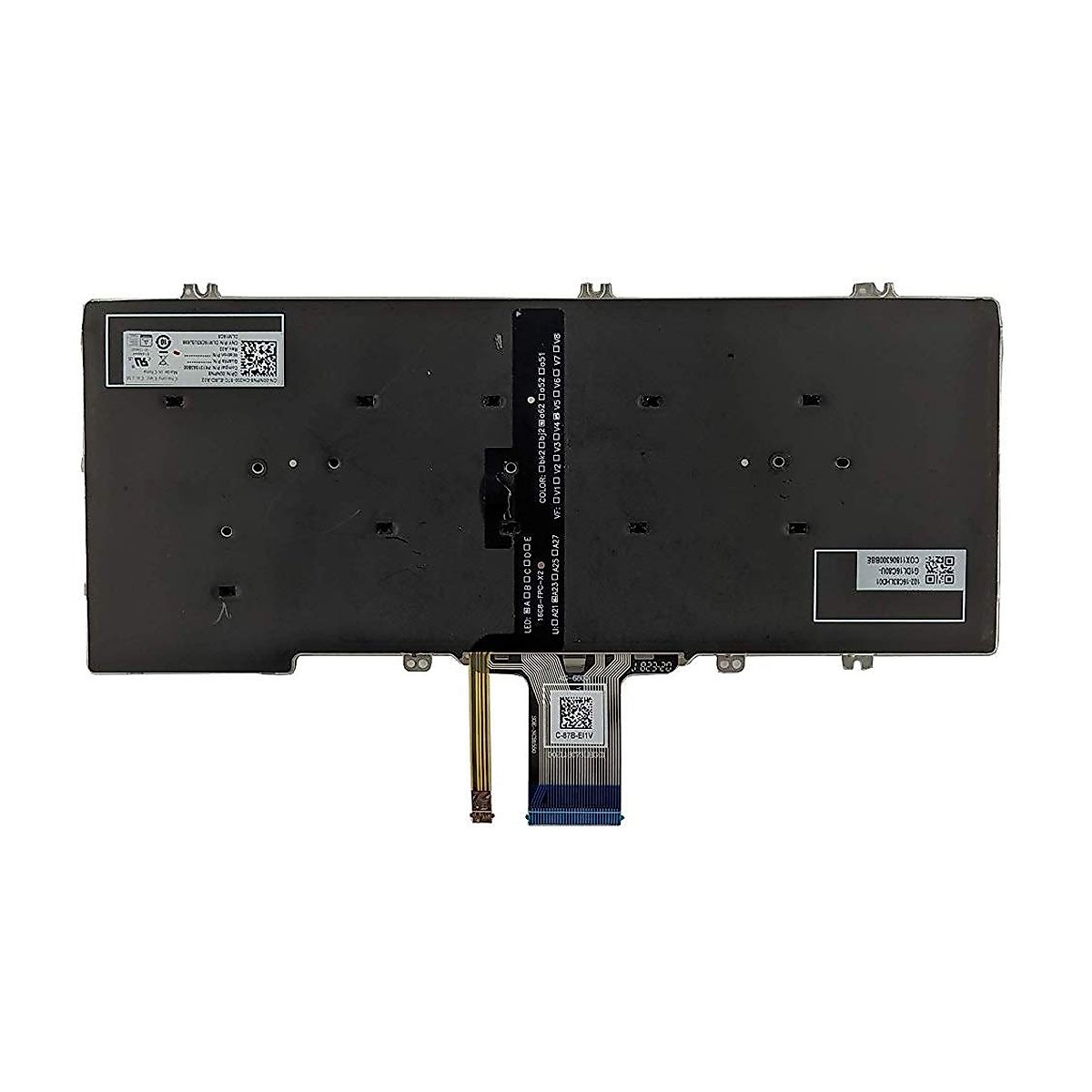 Replacement Keyboard for Dell Latitude 5290 7280 7290 7390 5280 5288 5289 7389 US Layout with Backlit US Layout P/N: PK131S51B00 V160325BS