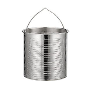 Stainless Steel Stockpot with Basket, Turkey Fryer Pot Cookware, Nonstick Universal Seafood Boil Pot, Heavy Duty Cooking Pot, no clamp