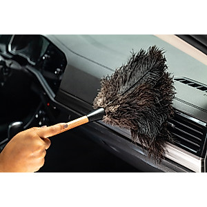 ROYAL DUSTER Black Ostrich Feather Duster (14")