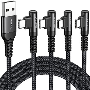 AINOPE USB Type C Cable [4-Pack 3.3ft/3.3ft/6.6ft/10ft] 3.1A Fast Charging USB to USB C Cable, Nylon Braided USB C Charging Cable Compatible with Galaxy S21+ Ultra, iPad Mini/Air/Pro, Pixel 6X