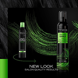 TRESemmé Hair Mousse 2-Pack + Keratin Repair Hair Mask – Flawless Curls Alcohol-Free, Anti-Frizz Hair Products with Heat Protection (3 Piece Set)