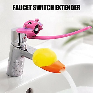 Cartoon Faucet Extender,Faucet Extender Sink Handle Extender Faucet Extension Attachment Hand Washing Accessories Bathroom Sink Accessories Faucet Extension Attachment, for