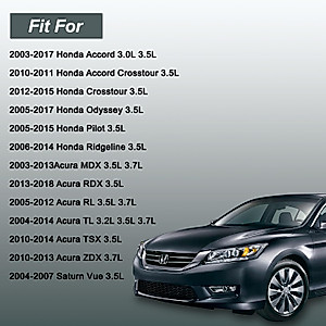 YXGOOD Timing Belt Kit with Water Pump, Fit 2003-2018 Honda Accord, Pilot, Odyssey, Ridgeline, Acura, Saturn VUE, 3.2L 3.7L V6, Replaces Part - TCKWP329 TKH-002 TKH002 19200-RDV-J01