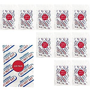 oxygen absorbers for food storage 500cc 120 PCS (10x PCS of 12) o2 absorbers food grade oxygen absorbers for Mylar Bags, Canning, Flour, Wheat,Freeze Dried Foods and Preserved Foods Long Term Storage
