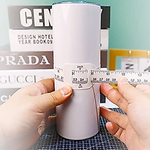 Laosh 3PCS Sublimation Tumblers Tool Kits with Tumblers Width Measurer, Heat Gloves, Mini Squeegee, Use for Heat Press Sublimation Blanks Tumblers Skinny Straight Cup