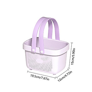 Shower Caddy Bins Organizer for Bathroom and Kitchen Bath Storage Organizer Bin Tote Toiletry Bag Bin Box Storage Baskets