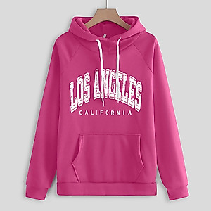 TTBDWiian Plus Size Two Piece Sets for Women Casual Letter Graphic Hooded Sweatshirt Jogging Pant Sport Drawstring Tracksuits