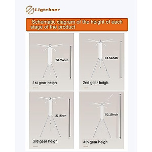 Ligtchser Tripod Clothes Drying Rack, Portable, Foldable and Space Saving,Collapsible Drying Rack for Laundry,Travel,Indoor,Outdoor. A Folding Clothing Rack for Both Travel and Daily Family Use.